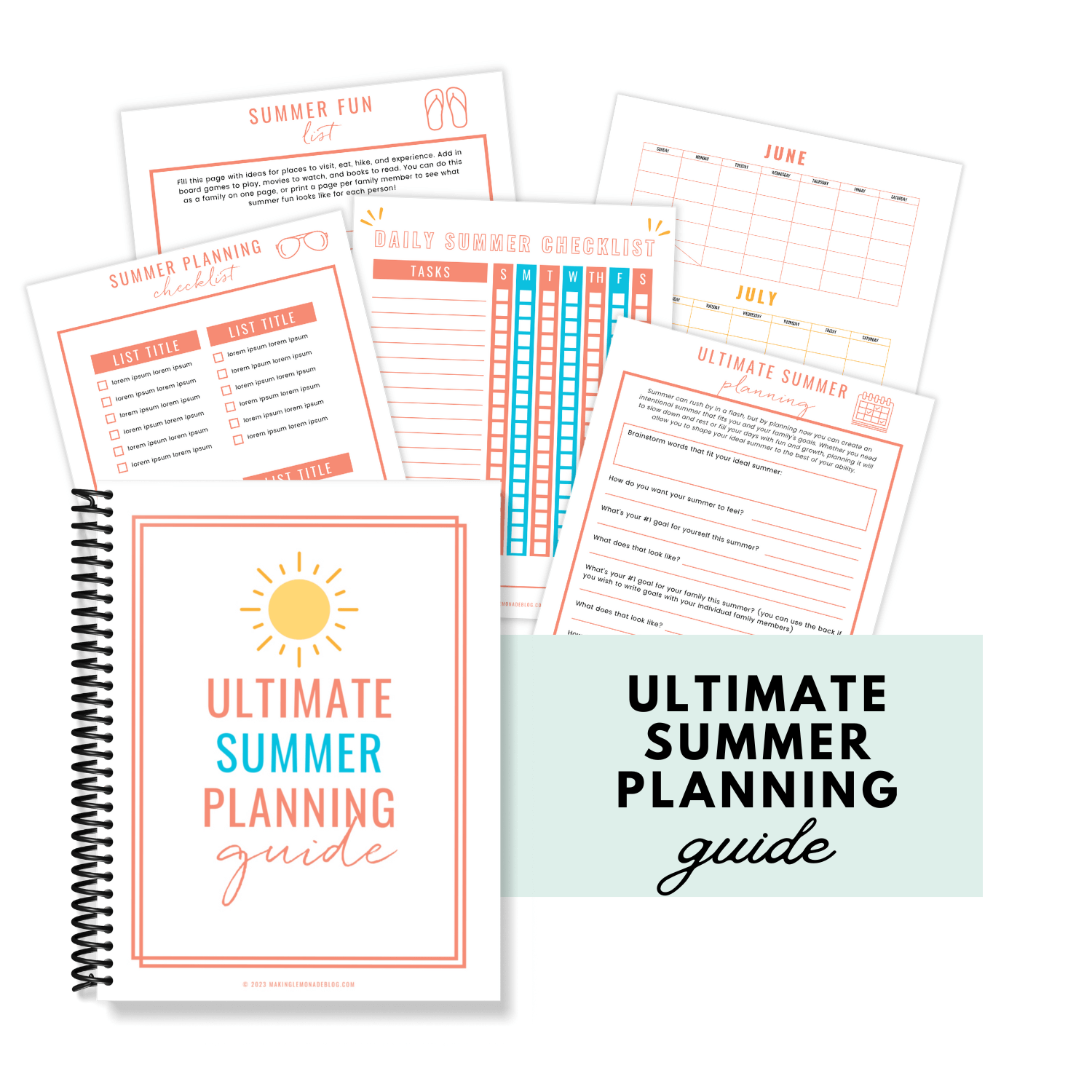 Ultimate Summer Planner