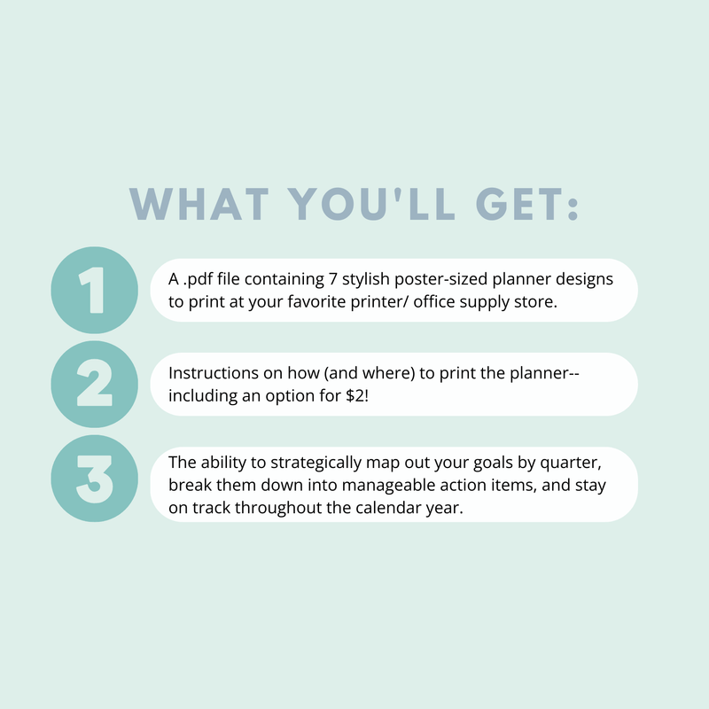 2024 Big Picture Poster Sized Wall Planner