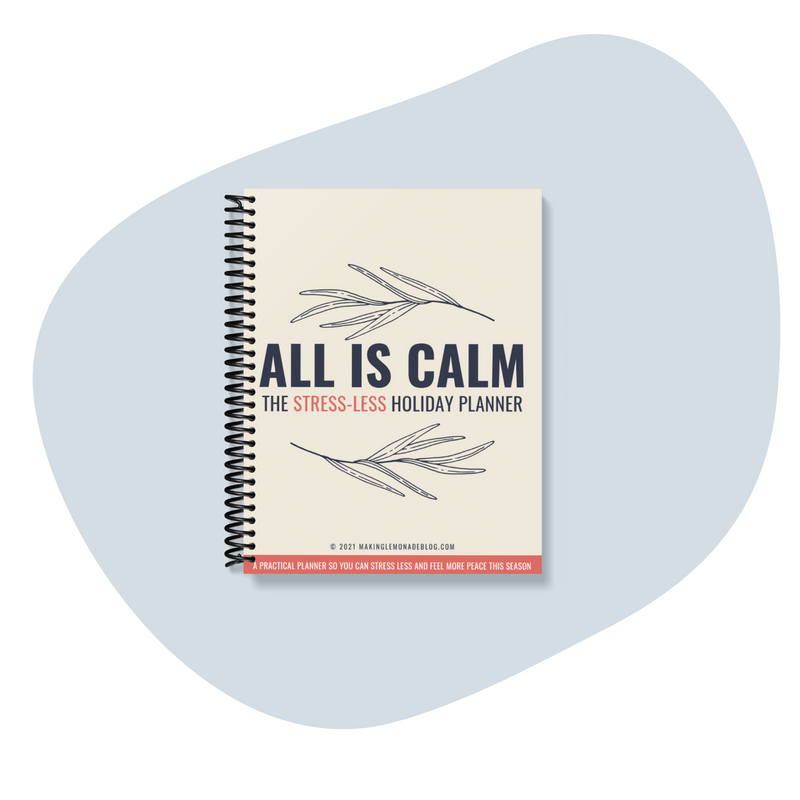 All is Calm Printable Holiday Planner