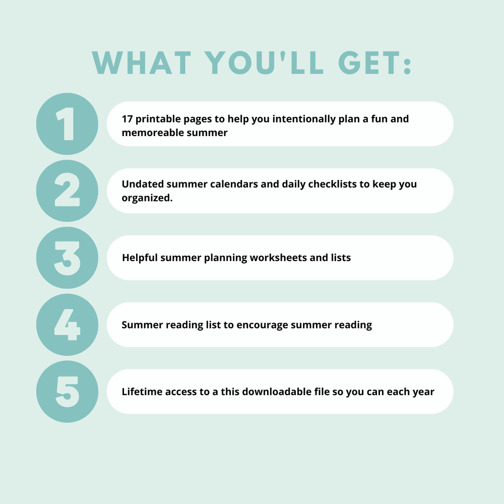 Ultimate Summer Planner