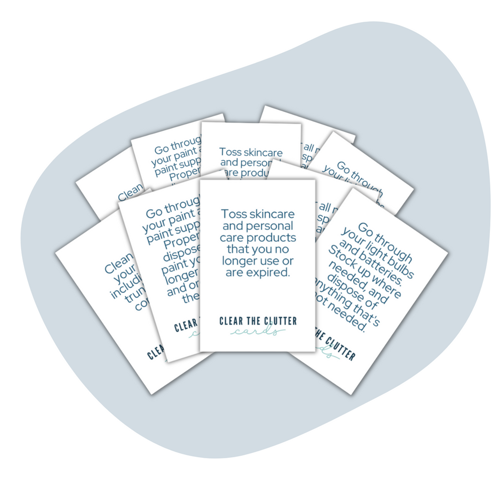 Clear the Clutter Card Deck