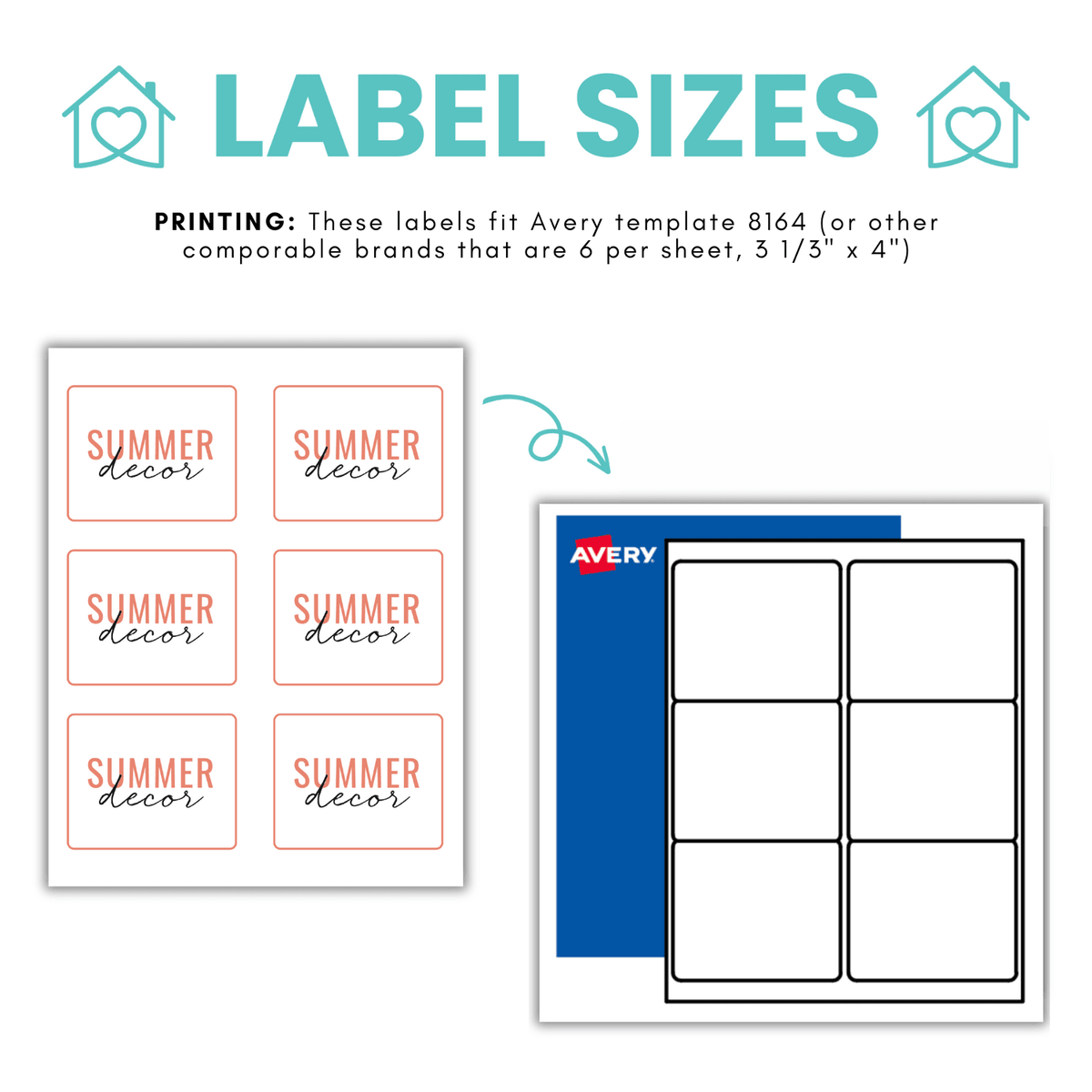 Printable Decor Storage Labels and Inventory Tracker